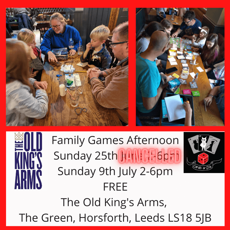 Events | Card or Die | Horsforth